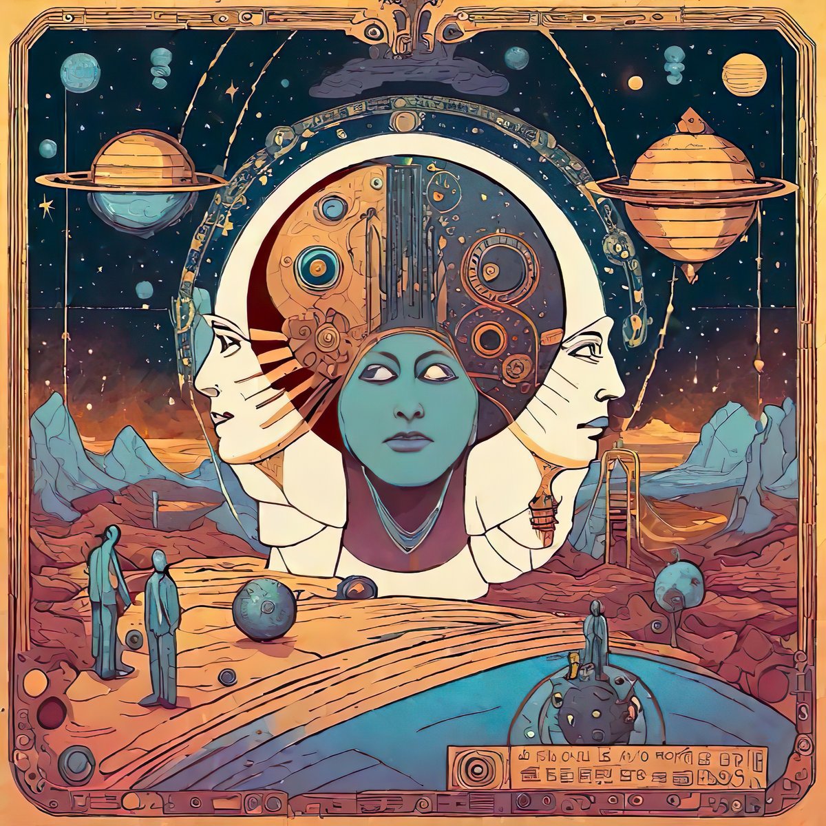 Jigsaw Puzzle | 440 pieces | Cosmic Kraut Jam by Trigon (album cover ...