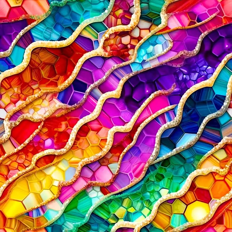 Solve Colored River Rocks jigsaw puzzle online with 25 pieces