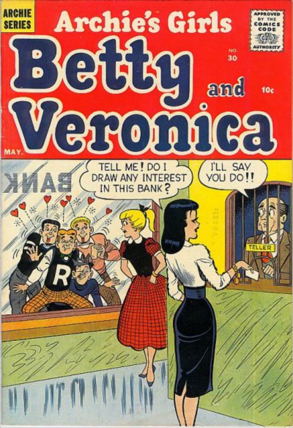 Solve Betty & Veronica (May 1957) jigsaw puzzle online with 588 pieces