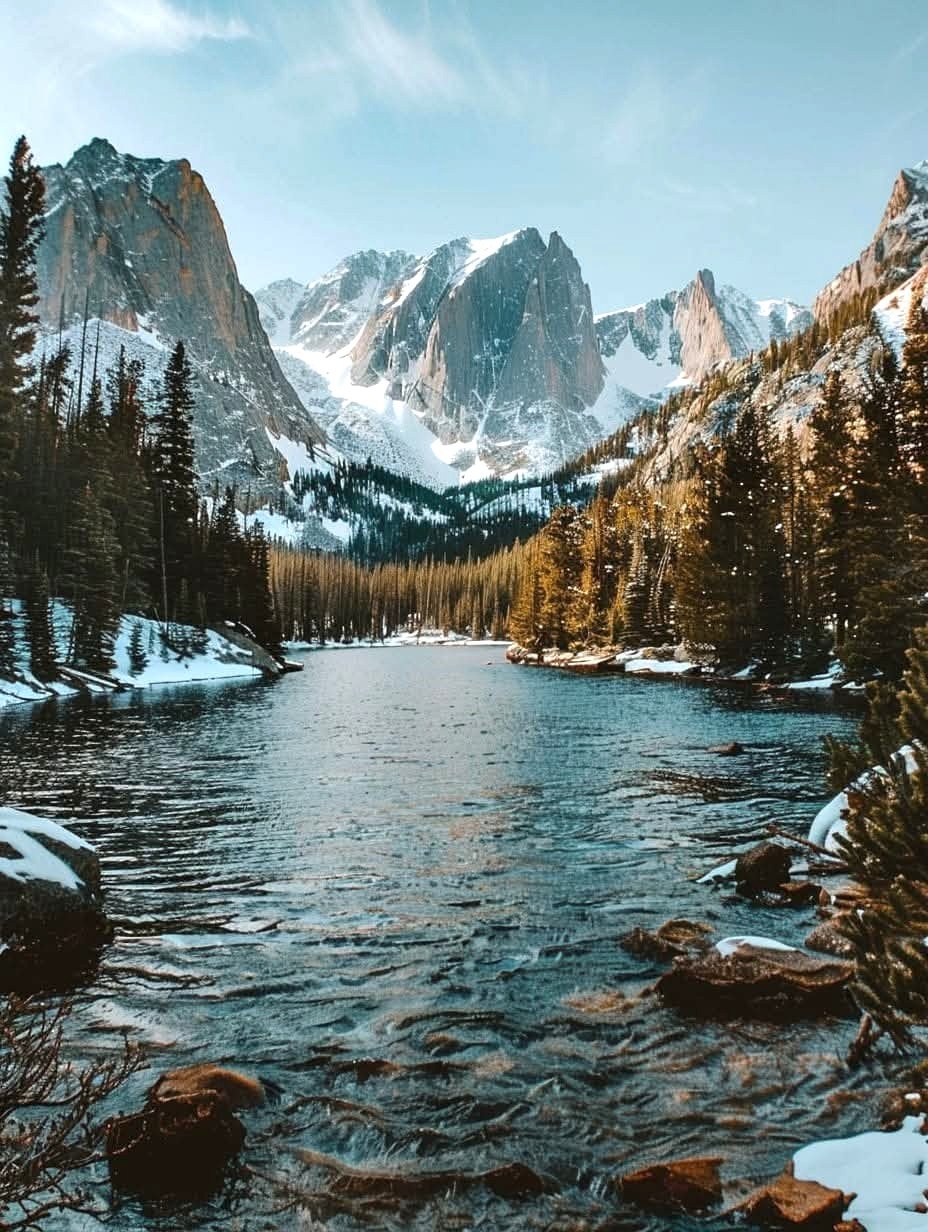 Solve Rocky Mountain National Park in Colorado from Emerald Lake jigsaw ...