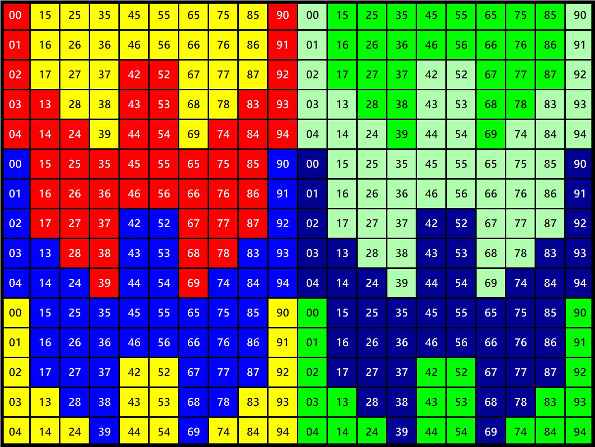 Solve Number 1466 tessellation 300 jigsaw puzzle online with 300 pieces