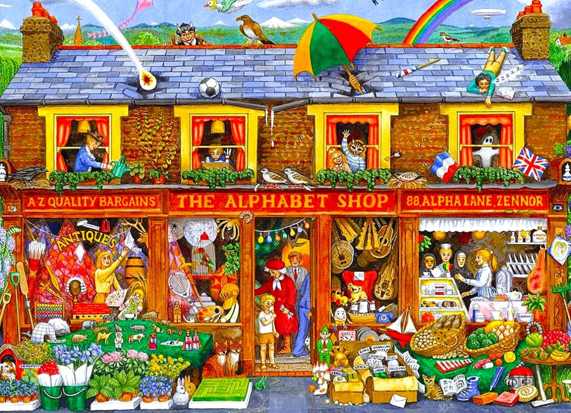 Solve The Alphabet Shop jigsaw puzzle online with 352 pieces