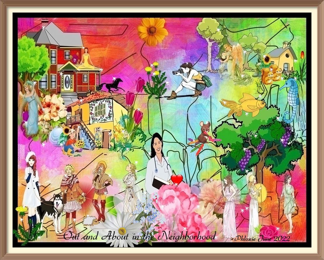 Solve Out and About in the Neighborhood jigsaw puzzle online with 208 ...