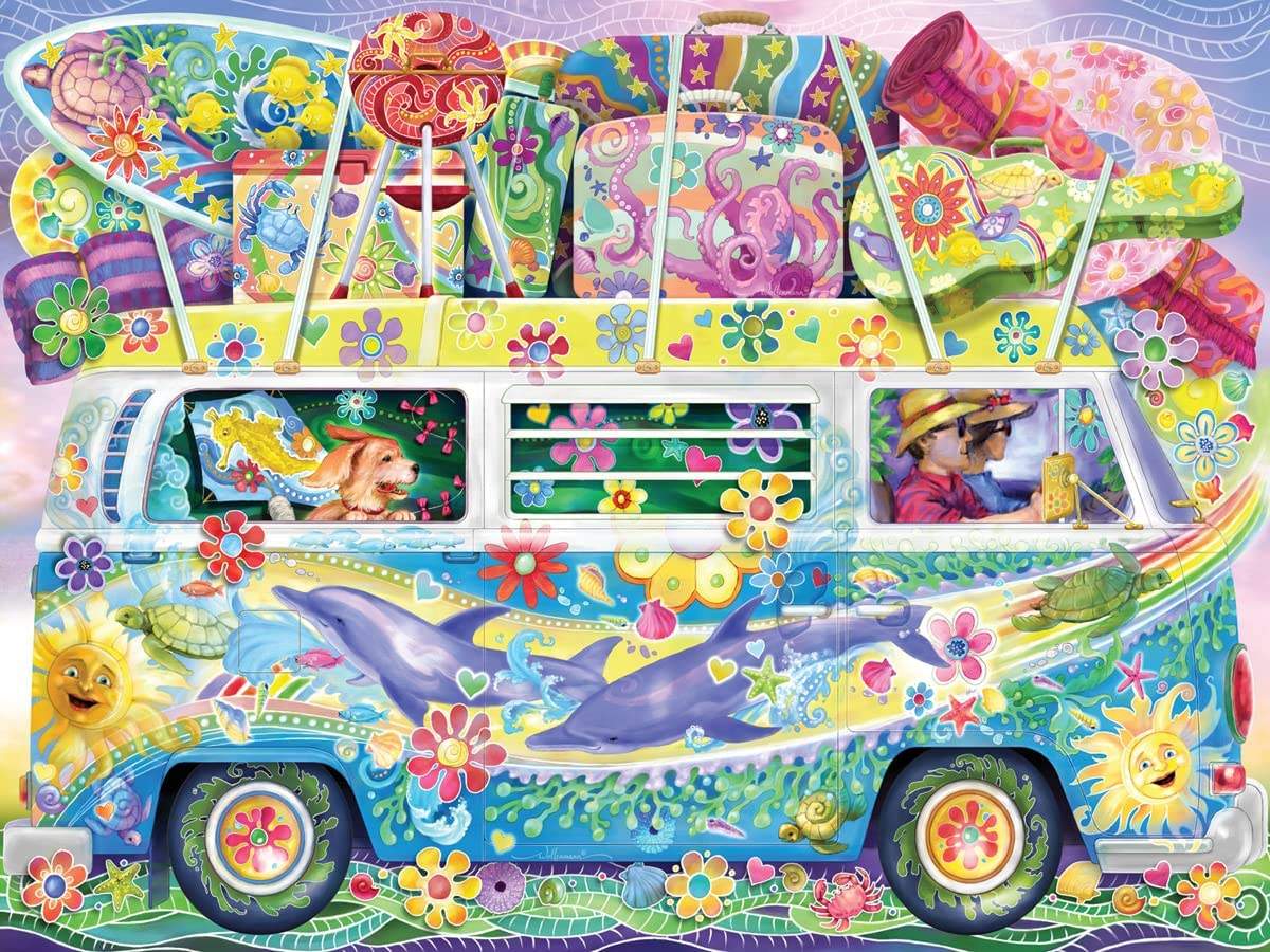 Jigsaw Puzzle | VW Bus #4 | 88 pieces | Jigidi