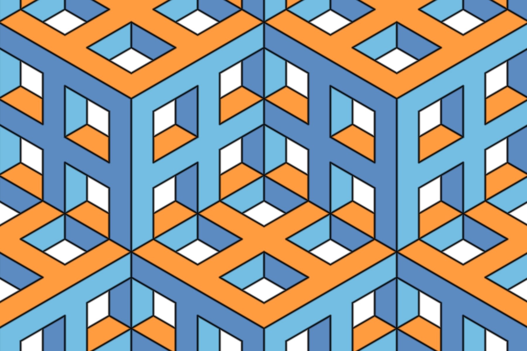 Solve 3D Cubes 03 jigsaw puzzle online with 126 pieces