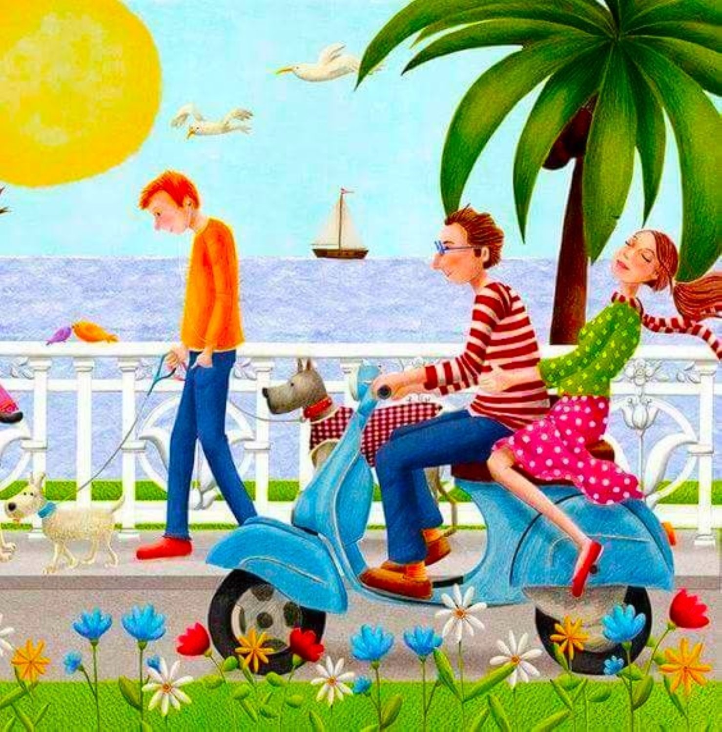 Solve A Great Day to Be Outside jigsaw puzzle online with 342 pieces