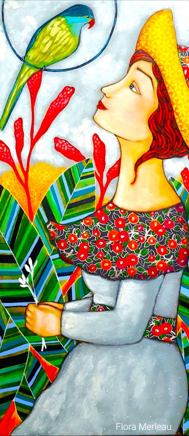 Solve Garden Chat jigsaw puzzle online with 144 pieces
