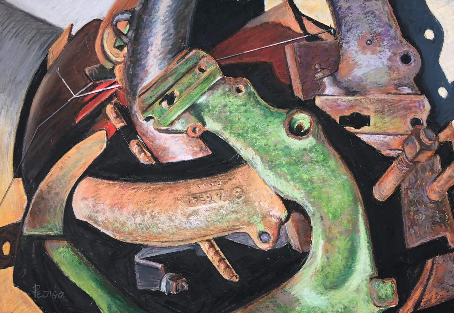 Solve rust bucket jigsaw puzzle online with 96 pieces