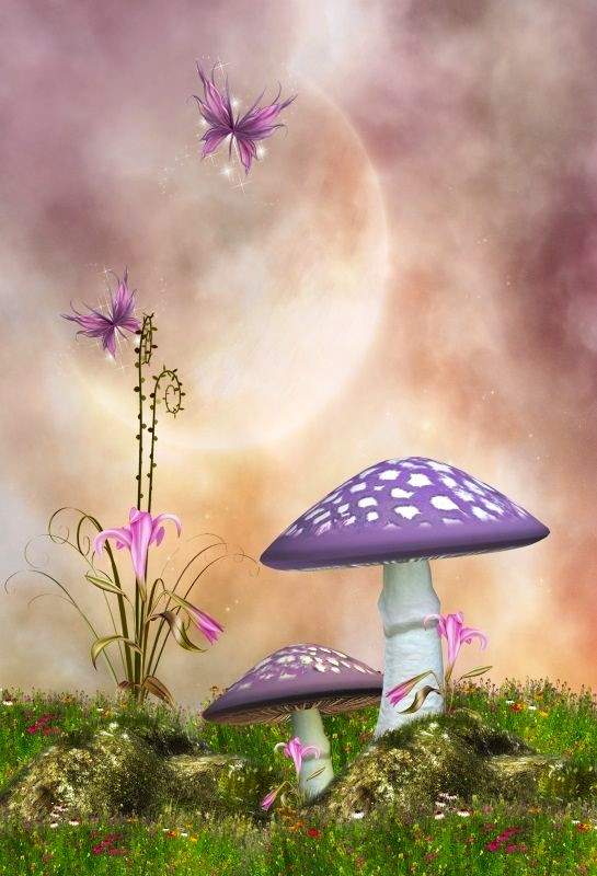 Solve It's a Shroomy World jigsaw puzzle online with 54 pieces