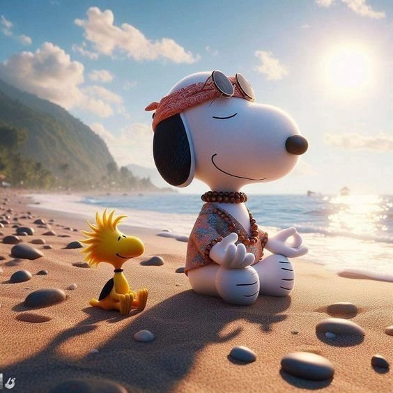Solve Snoopy Ocean Park jigsaw puzzle online with 81 pieces