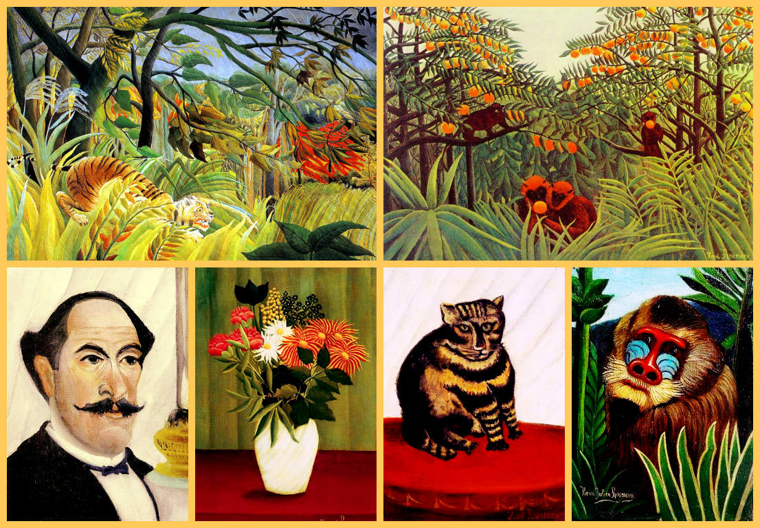 Solve Happy Birthday Henri Rousseau 21 May 1844 - small version jigsaw ...