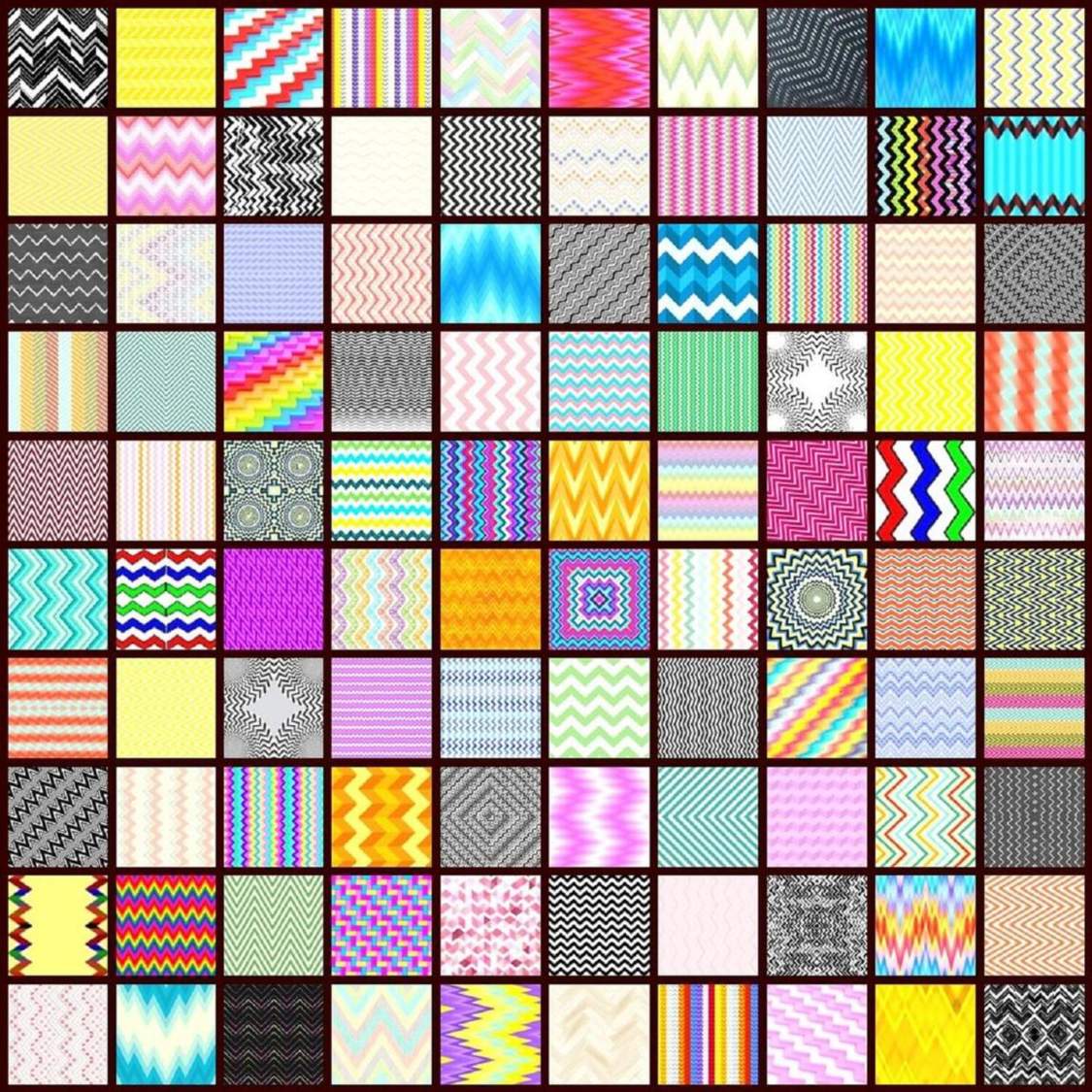 Solve Zig zag mix jigsaw puzzle online with 64 pieces