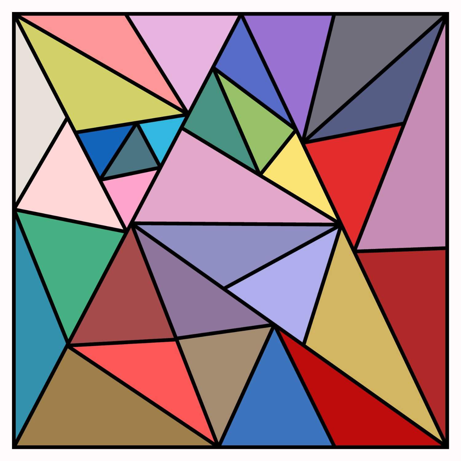 Solve 32 Triangles jigsaw puzzle online with 400 pieces