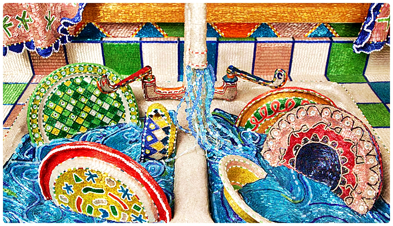 Solve 3 of 3: Kitchen by Liza Lou, American Visual Artist - (Detail ...