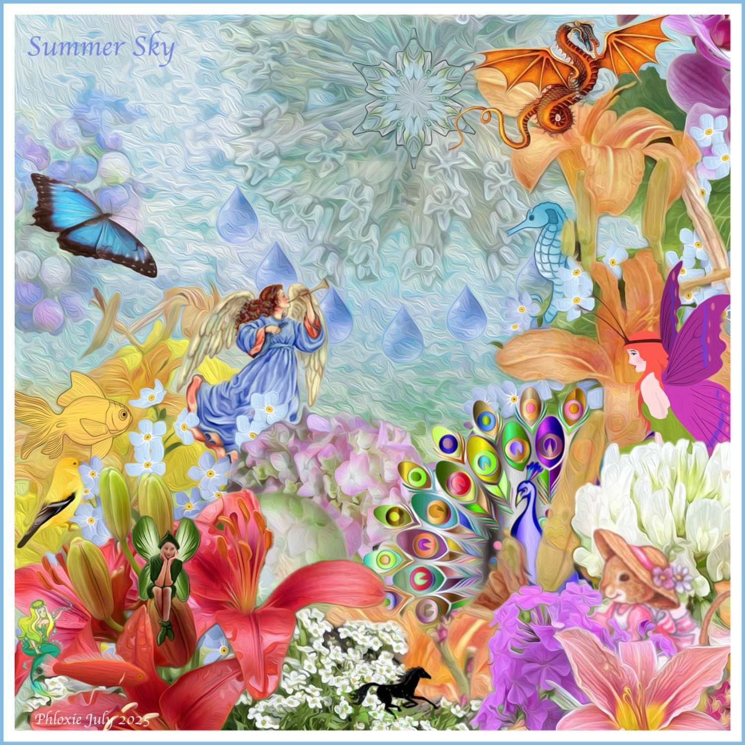 Jigsaw Puzzle | 100 pieces | Summer Sky | Jigidi