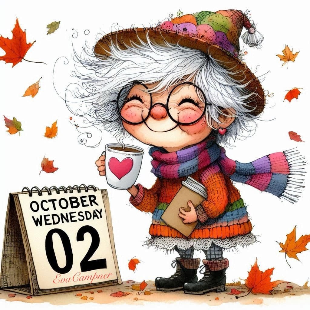 Solve Wednesday, October 2nd jigsaw puzzle online with 64 pieces