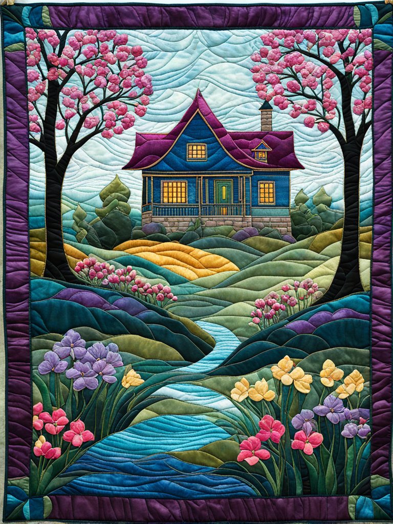 Solve Spring Blooms jigsaw puzzle online with 88 pieces