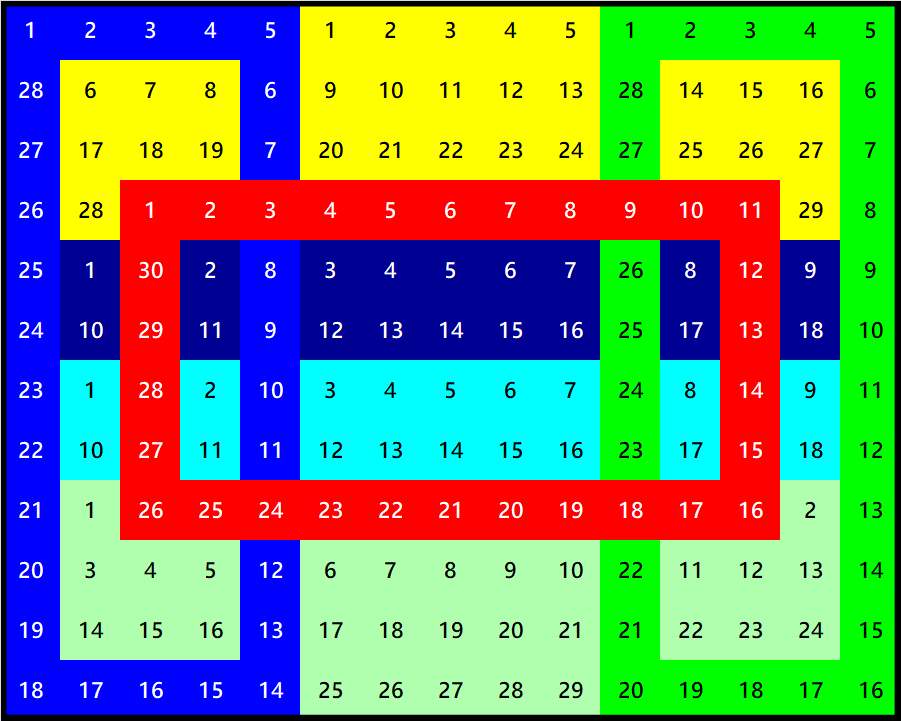 Solve Number 1139 window panes 180 jigsaw puzzle online with 180 pieces