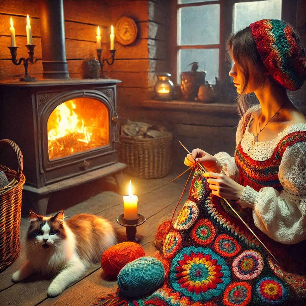 Solve Crochet Project jigsaw puzzle online with 49 pieces