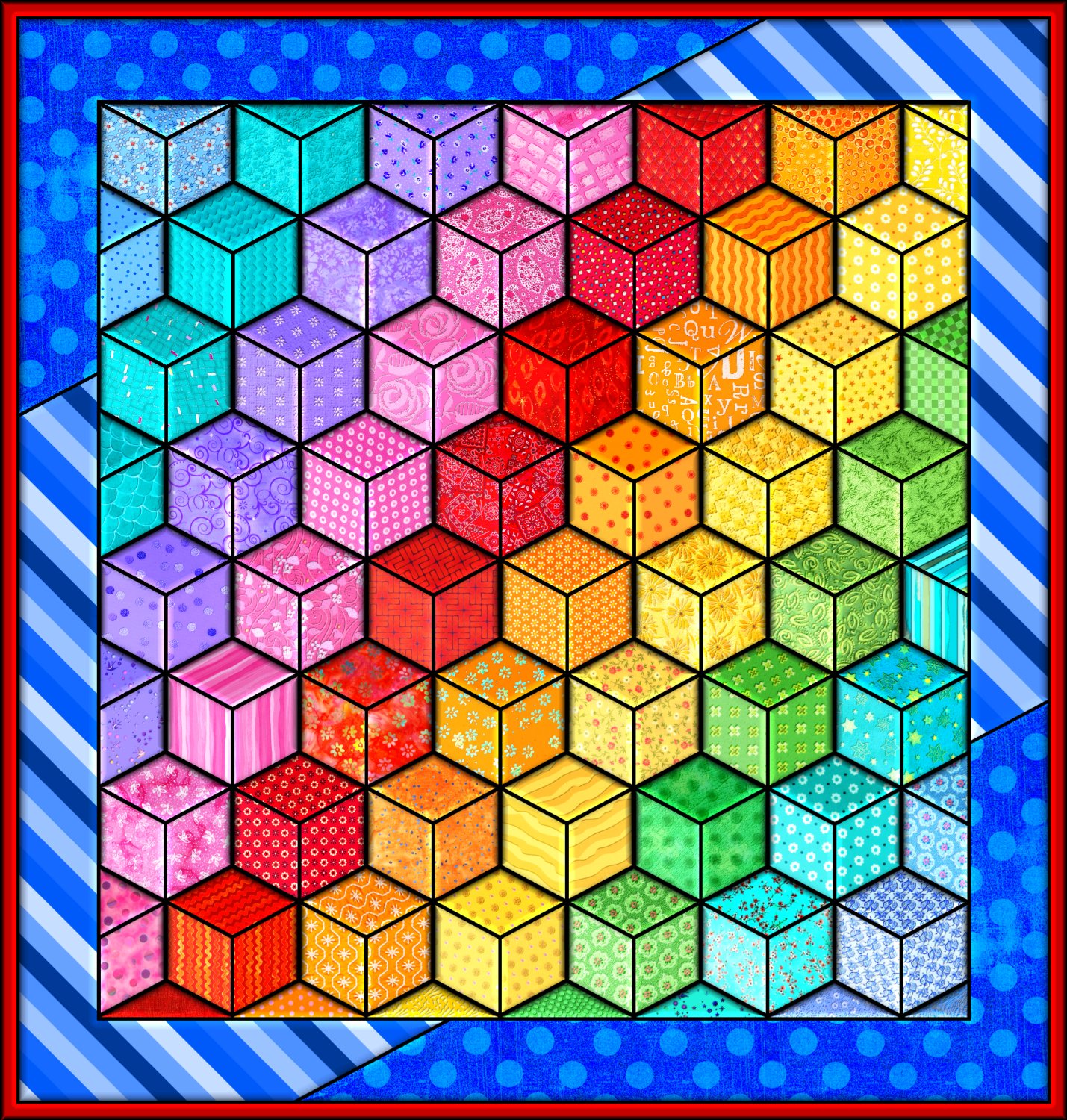 Solve Geometry Class ~ The Cube jigsaw puzzle online with 600 pieces