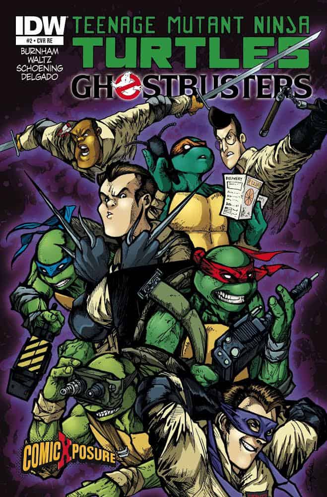 Solve TMNT Vs Ghostbusters jigsaw puzzle online with 77 pieces