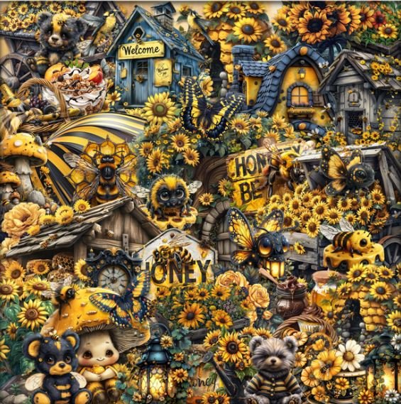 Solve Honey Bee jigsaw puzzle online with 81 pieces