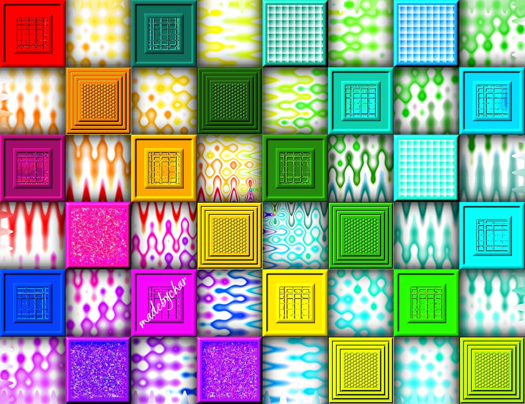 Jigsaw Puzzle | 450 pieces | Plain, Vanilla Squares... | Jigidi