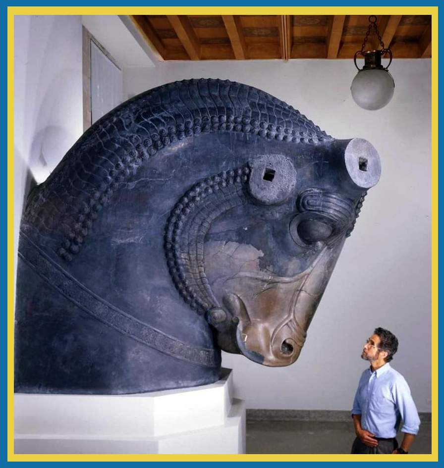 Solve Capital in the shape of a Bull from Persian audience Hall of King ...