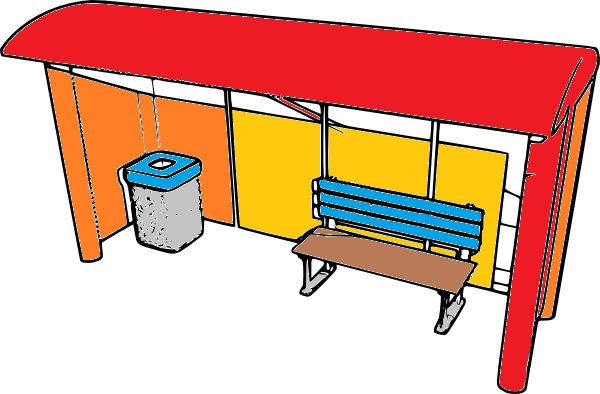 Solve CA 1230 - bus stop jigsaw puzzle online with 12 pieces