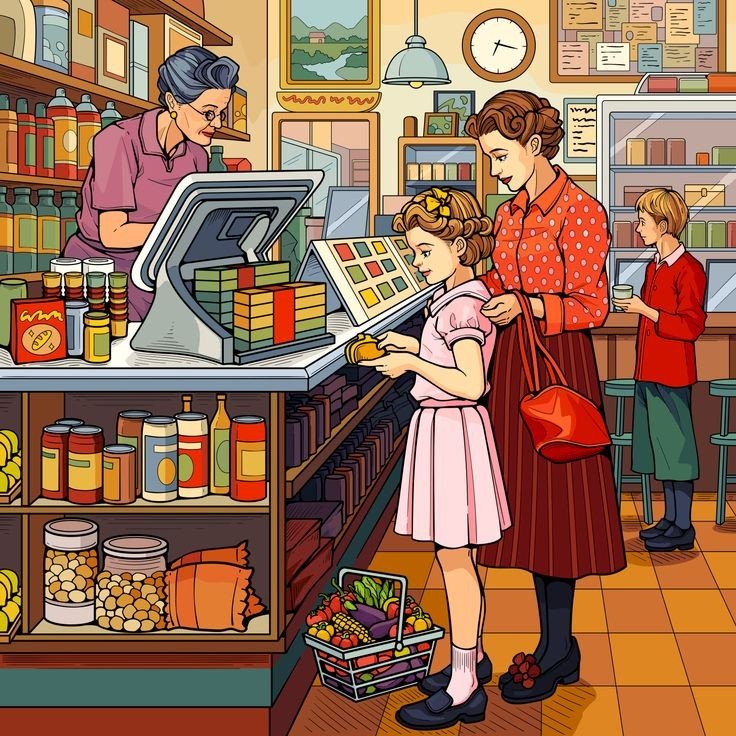 Solve Vintage Store (1,332) jigsaw puzzle online with 64 pieces
