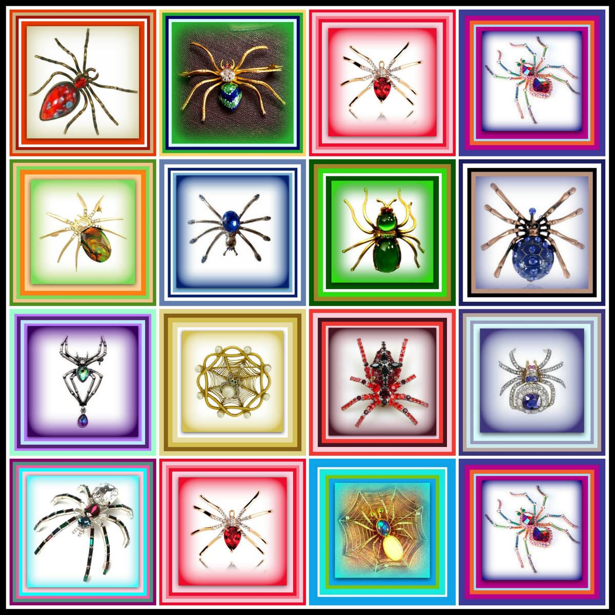Solve A Collection of Spider Brooches - Enjoy jigsaw puzzle online with ...