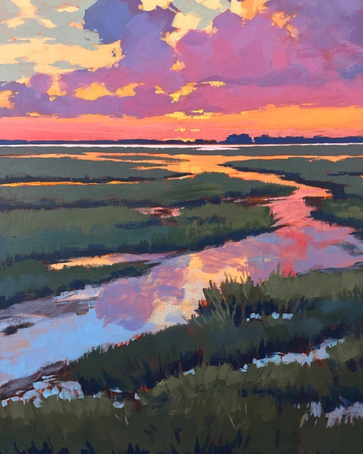 Jigsaw Puzzle | 300 pieces | "TIDAL WETLANDS" by Jim Musil | Jigidi