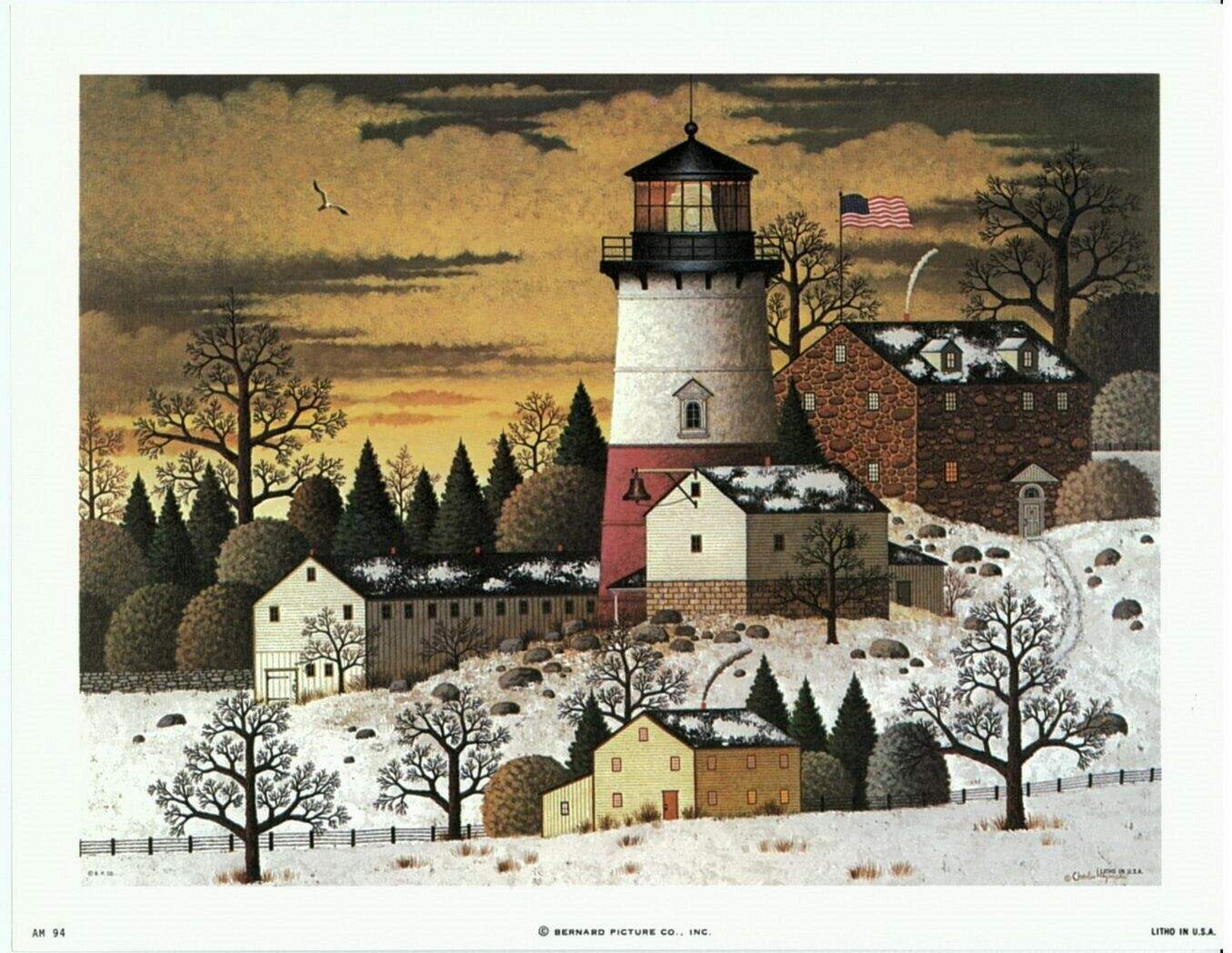 Solve Charles Wysocki Art 3 jigsaw puzzle online with 63 pieces