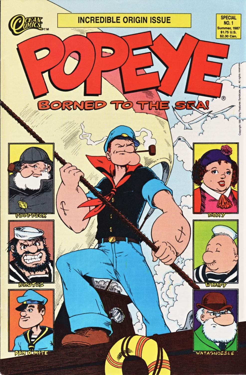 Solve Popeye: Borned To The Sea jigsaw puzzle online with 126 pieces