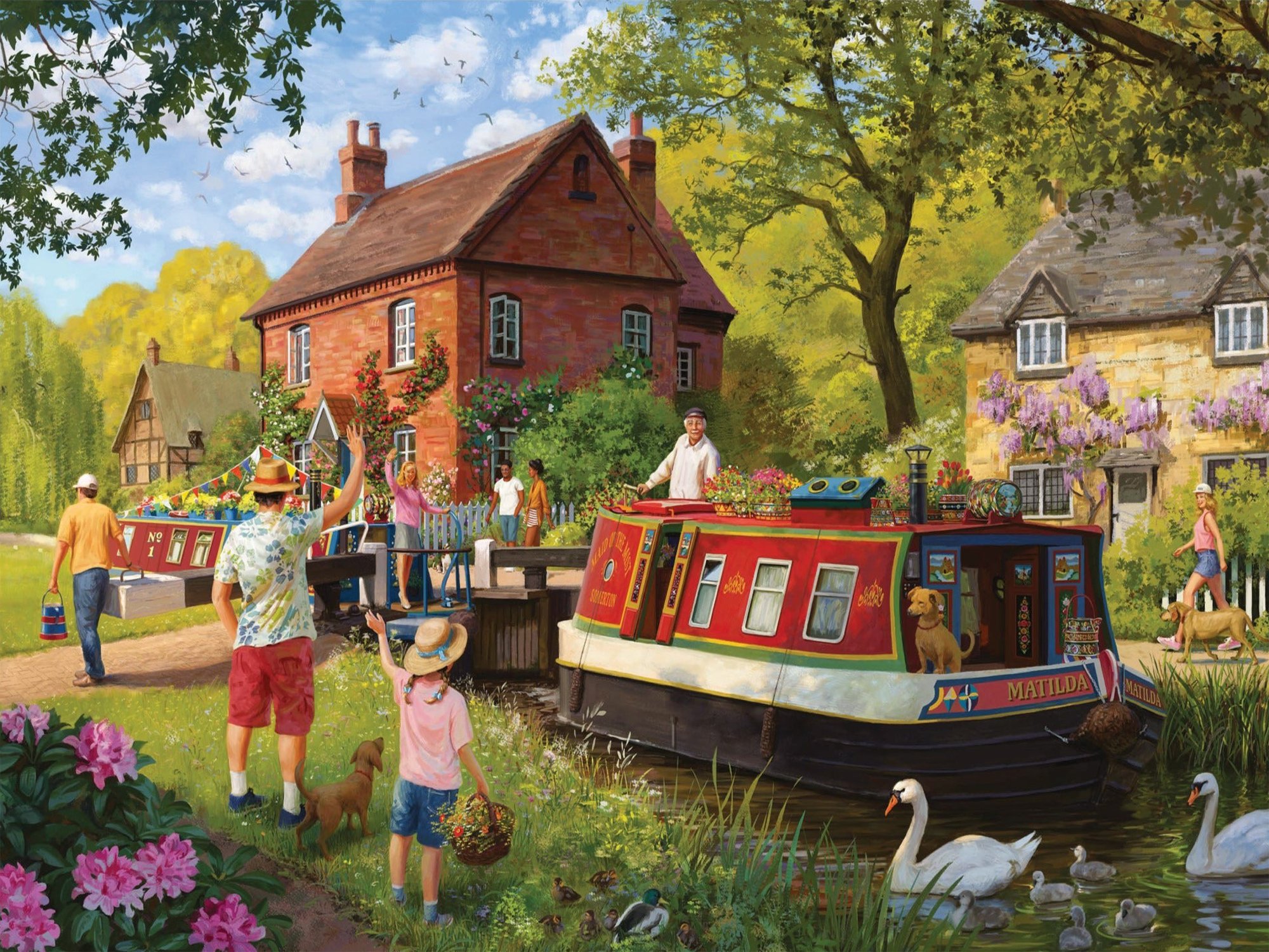 Solve Countryside Locks jigsaw puzzle online with 352 pieces