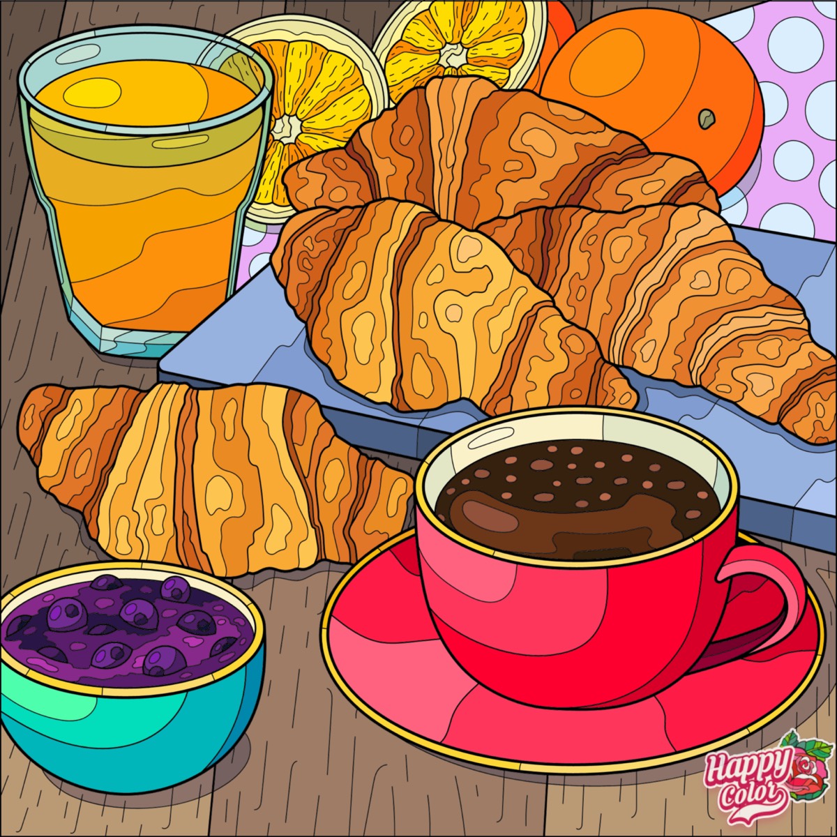 Solve Breakfast Goodies jigsaw puzzle online with 225 pieces