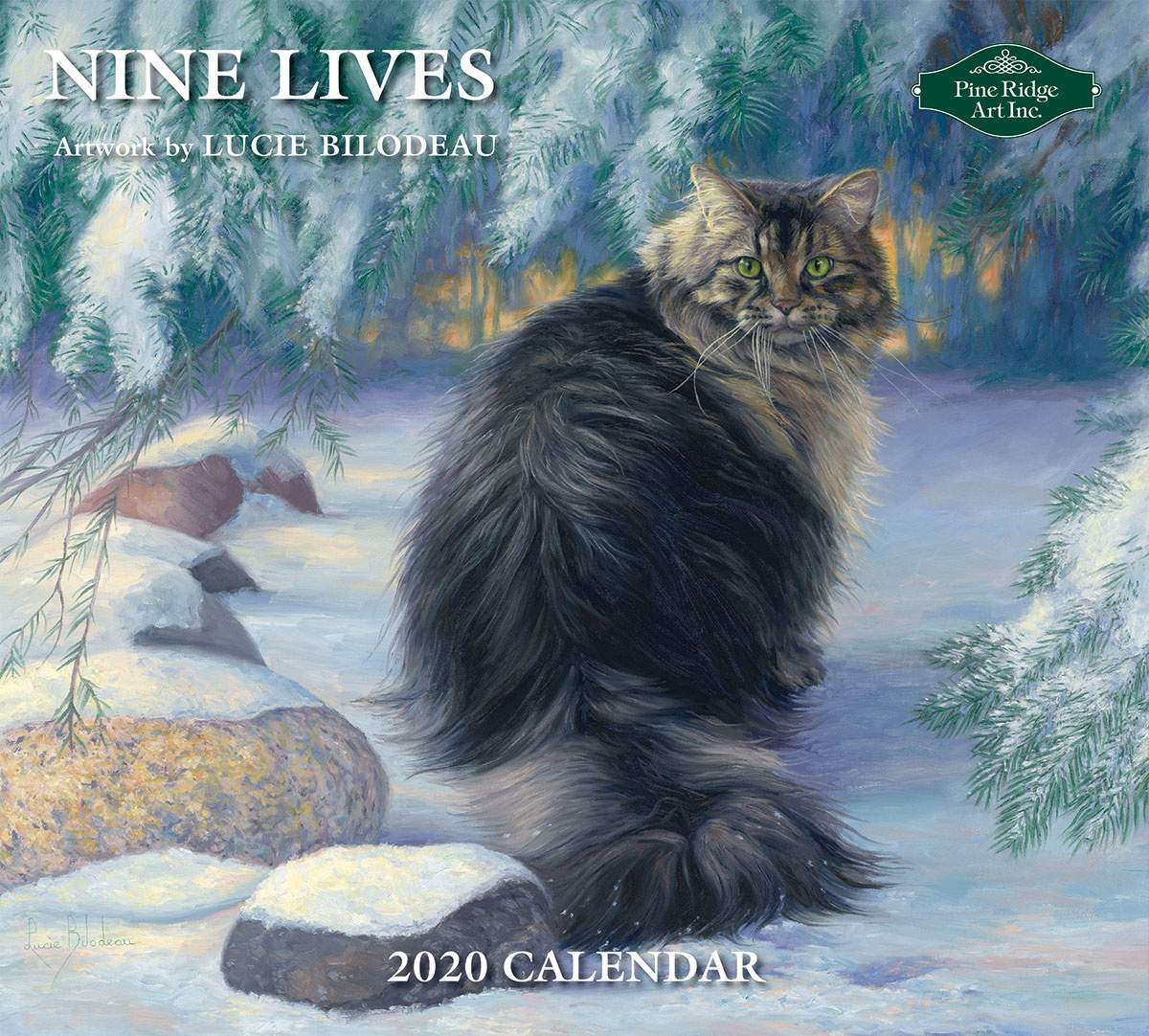 Solve Pine Ridge Art Inc. 2020 Wall Calendar NINE LIVES jigsaw puzzle ...