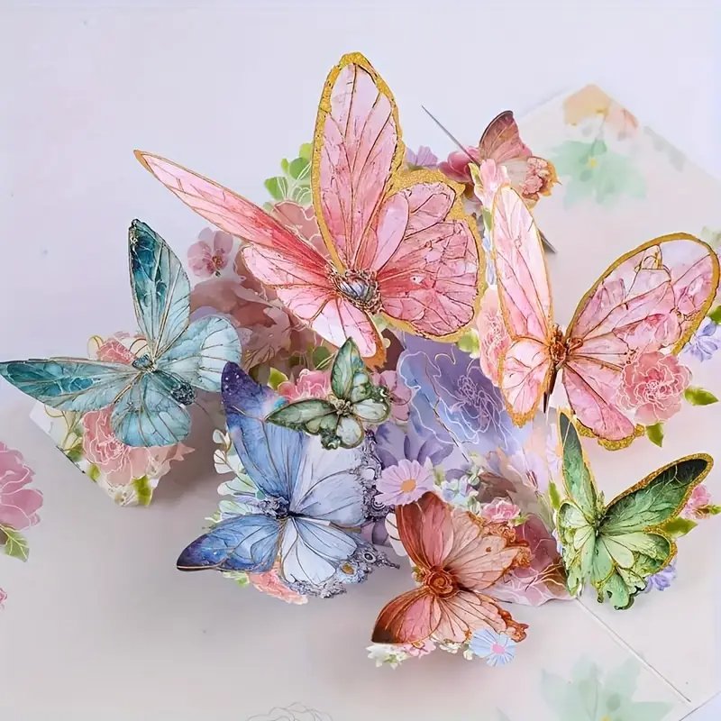 Solve Butterfly 0greeting Card jigsaw puzzle online with 81 pieces