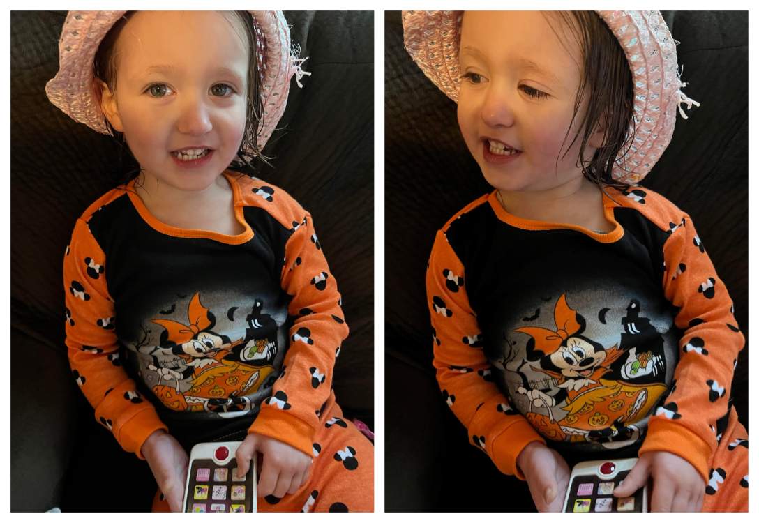 Solve Maddie Modelling Her Fall PJs!! jigsaw puzzle online with 15 pieces