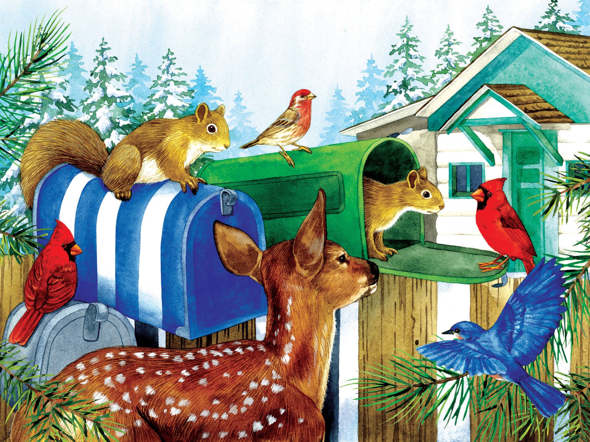 Solve Mailboxes jigsaw puzzle online with 352 pieces