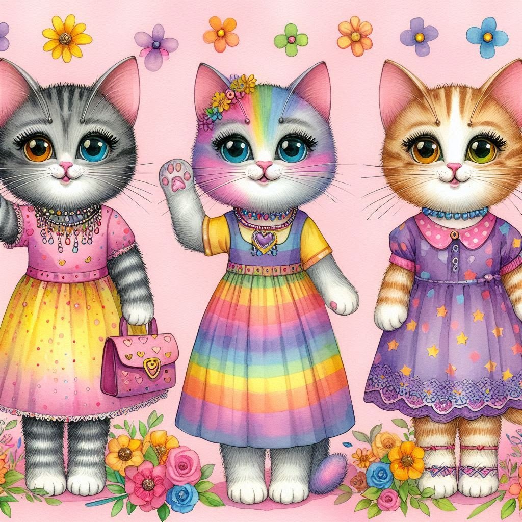 Jigsaw Puzzle | 100 pieces | Cats (resizable 9 to 306 pieces) | Jigidi