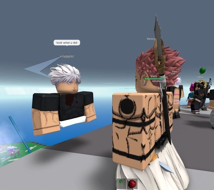 Solve "look what u did" ahh Gojo & Sukuna jigsaw puzzle online with 9 ...