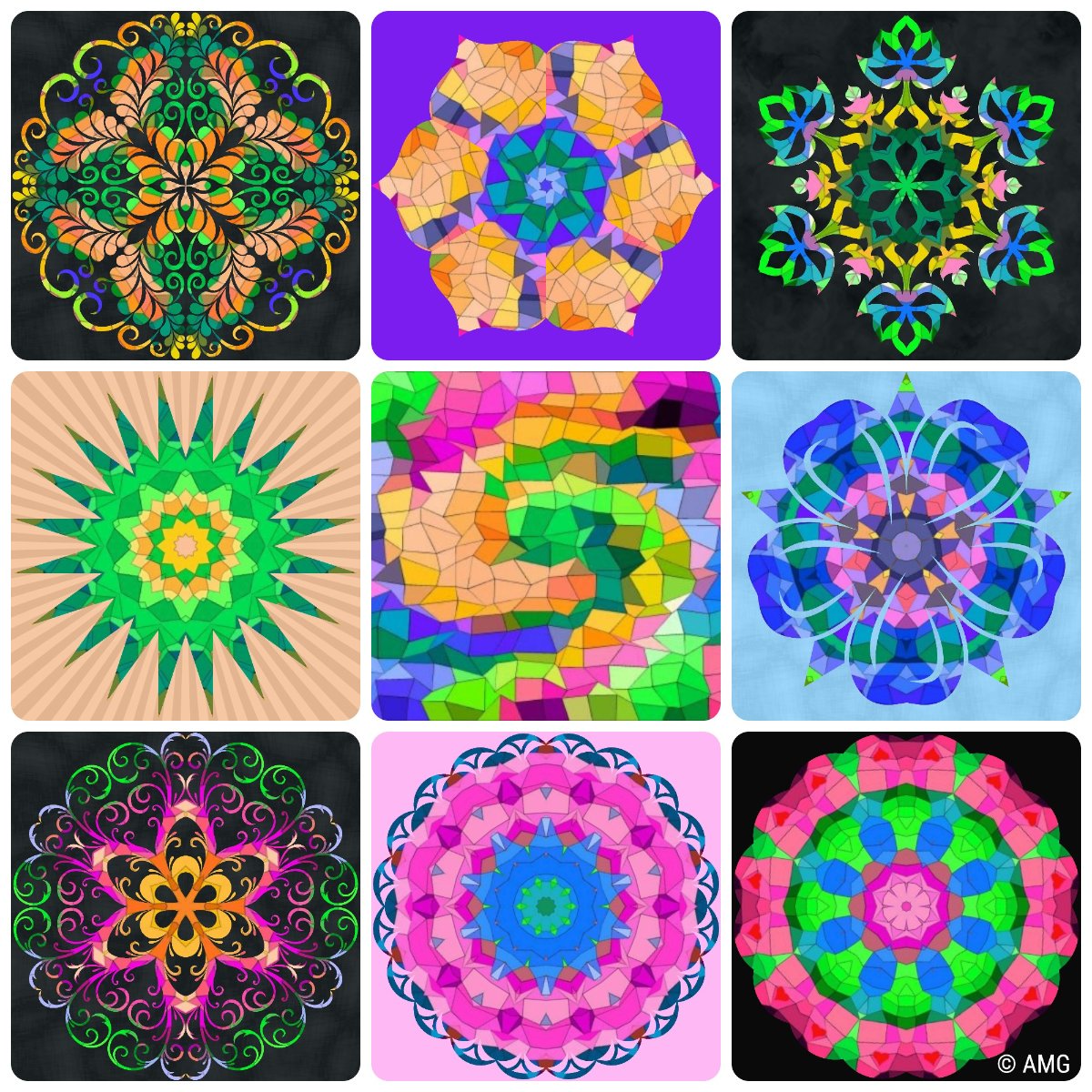 Solve Sue's Crackled Swirl Recycle jigsaw puzzle online with 36 pieces