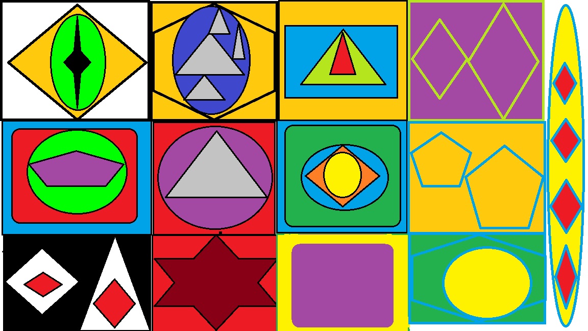 Solve Shapes jigsaw puzzle online with 209 pieces