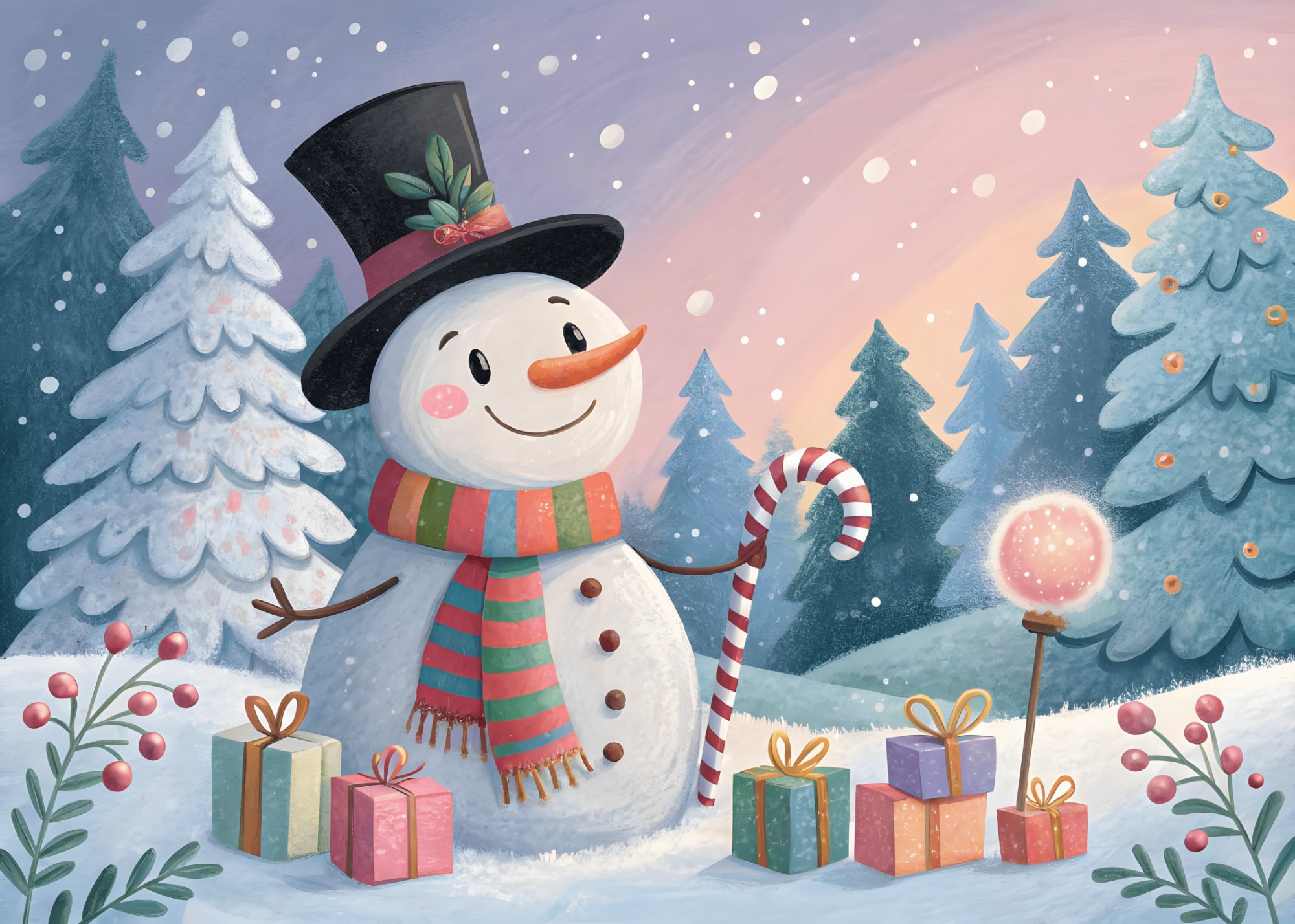 Jigsaw Puzzle | 300 pieces | Winter Snowman 01 | Jigidi