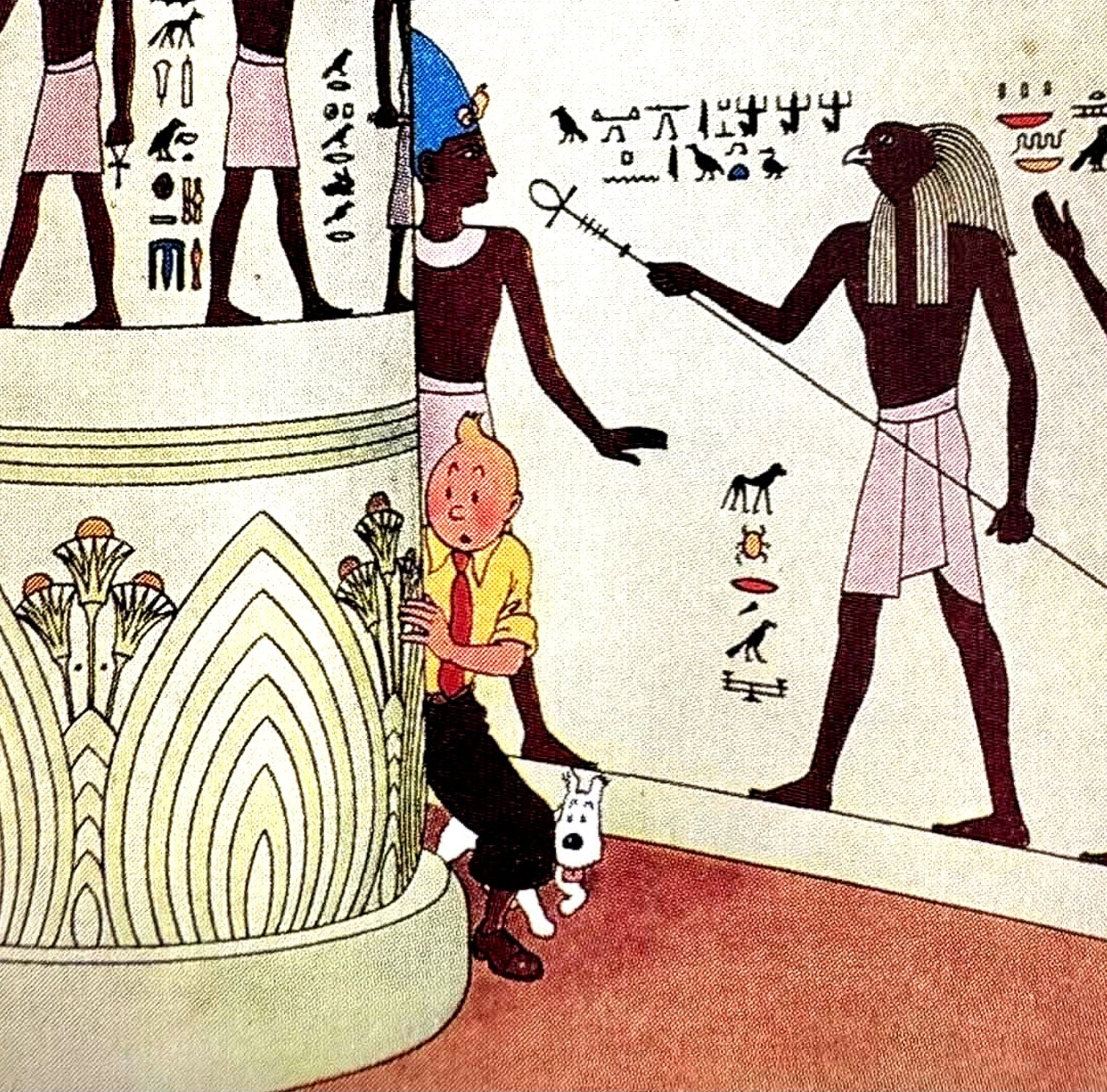 Solve Tintin In Egypt II jigsaw puzzle online with 81 pieces