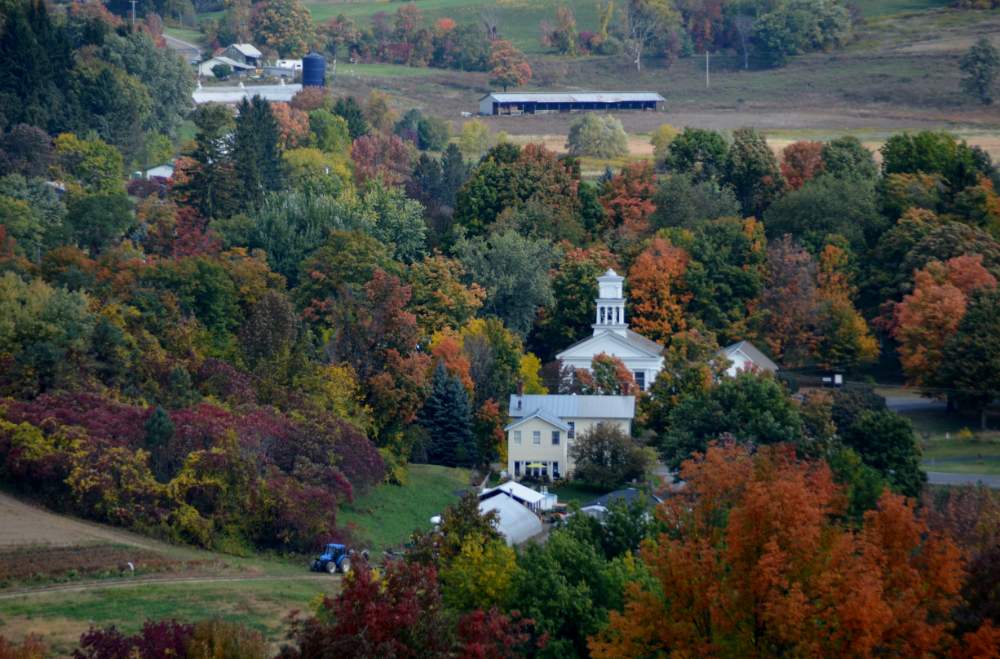 Solve The view towards our little hamlet. jigsaw puzzle online with 12 ...