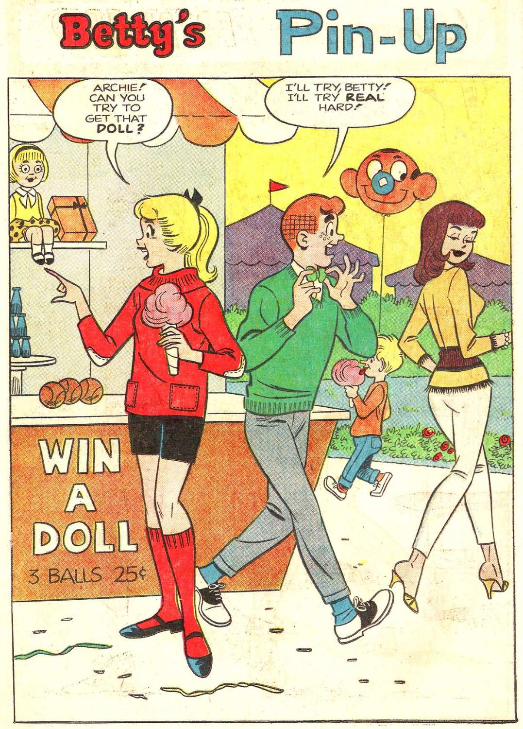 Solve Betty pinup jigsaw puzzle online with 280 pieces