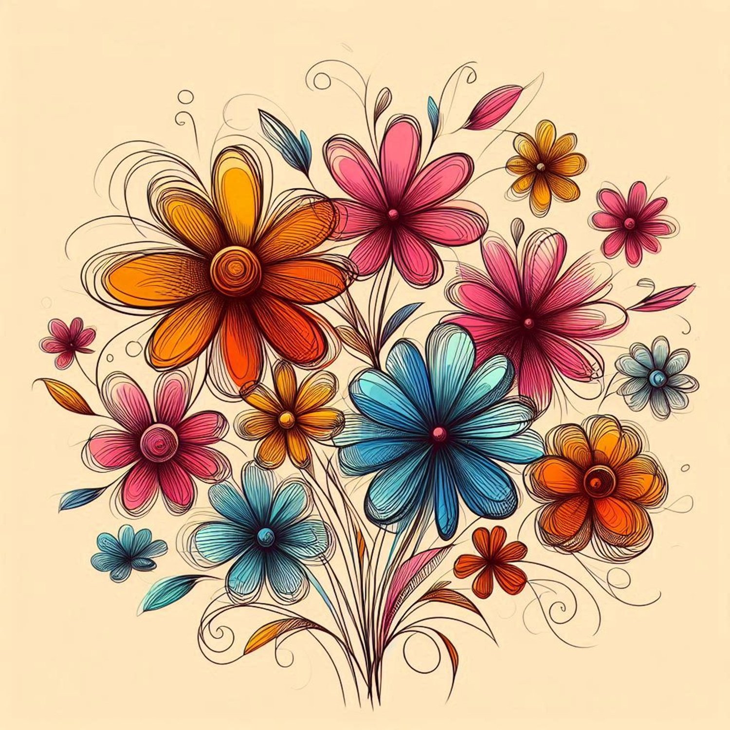 Solve Flora (resizable 9 to 600 pieces) jigsaw puzzle online with 64 pieces