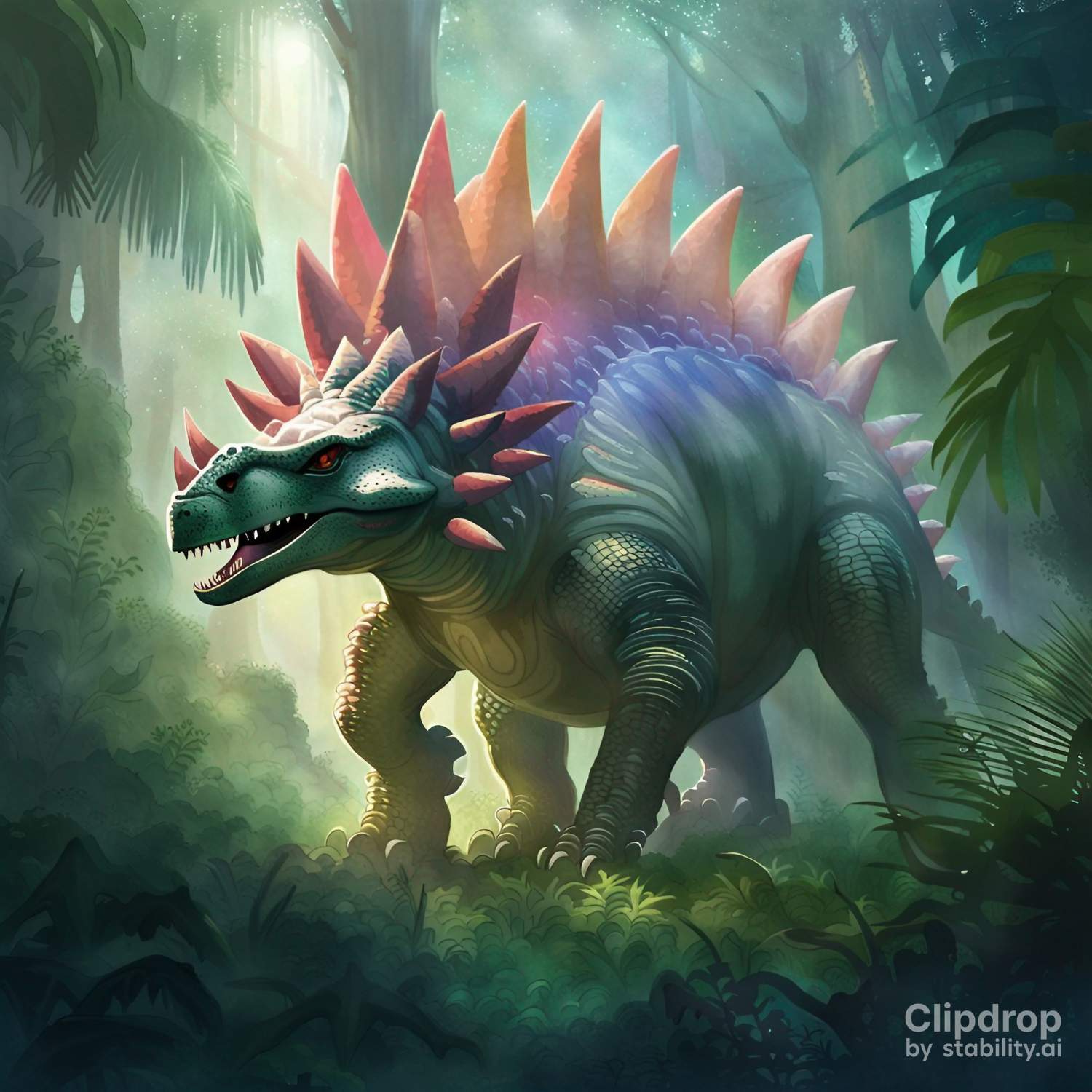 Jigsaw Puzzle | Stegosaurus | 196 pieces | Jigidi